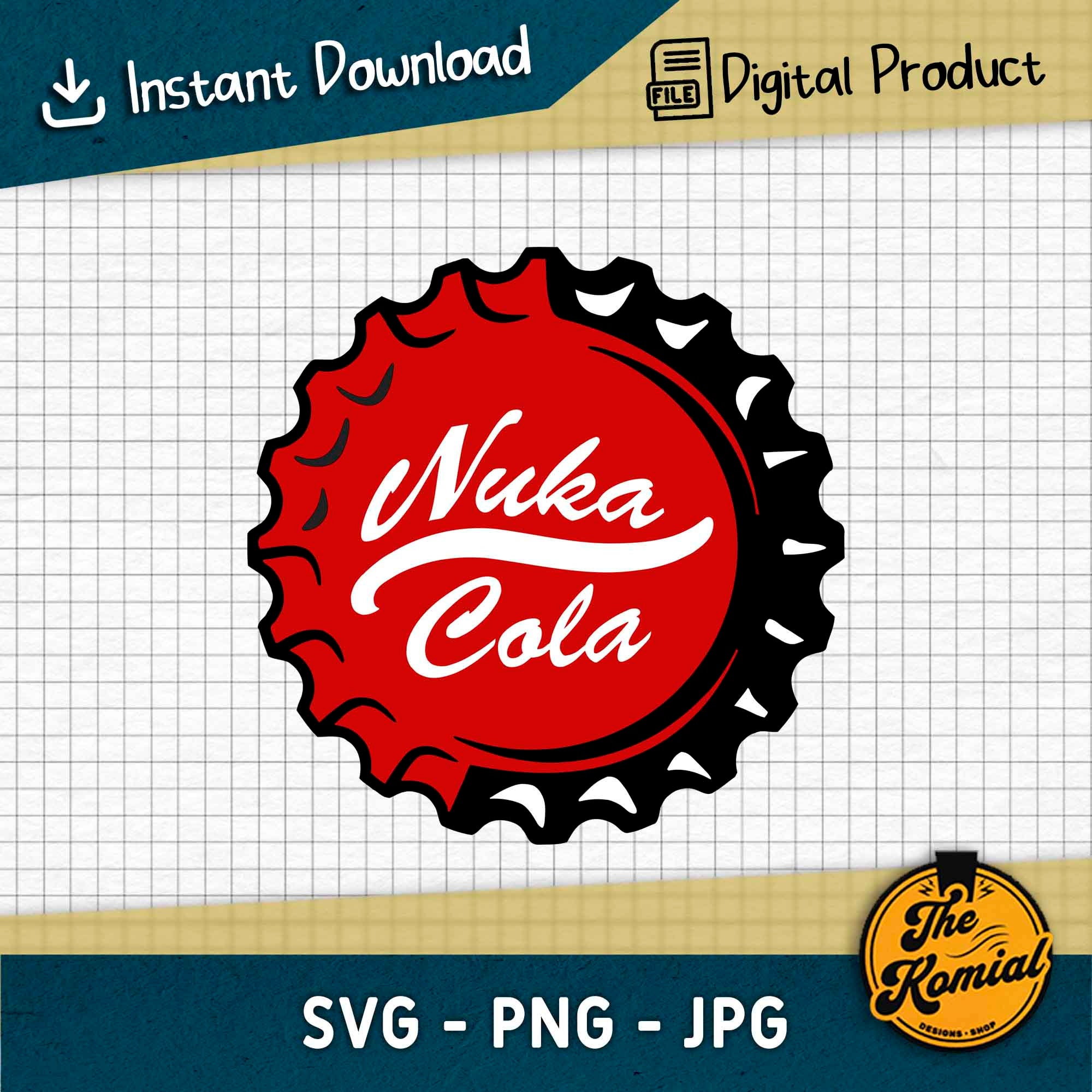 Fallout, Vectorized Nuka Cola Design Ideal for Your Projects Jpg Svg ...