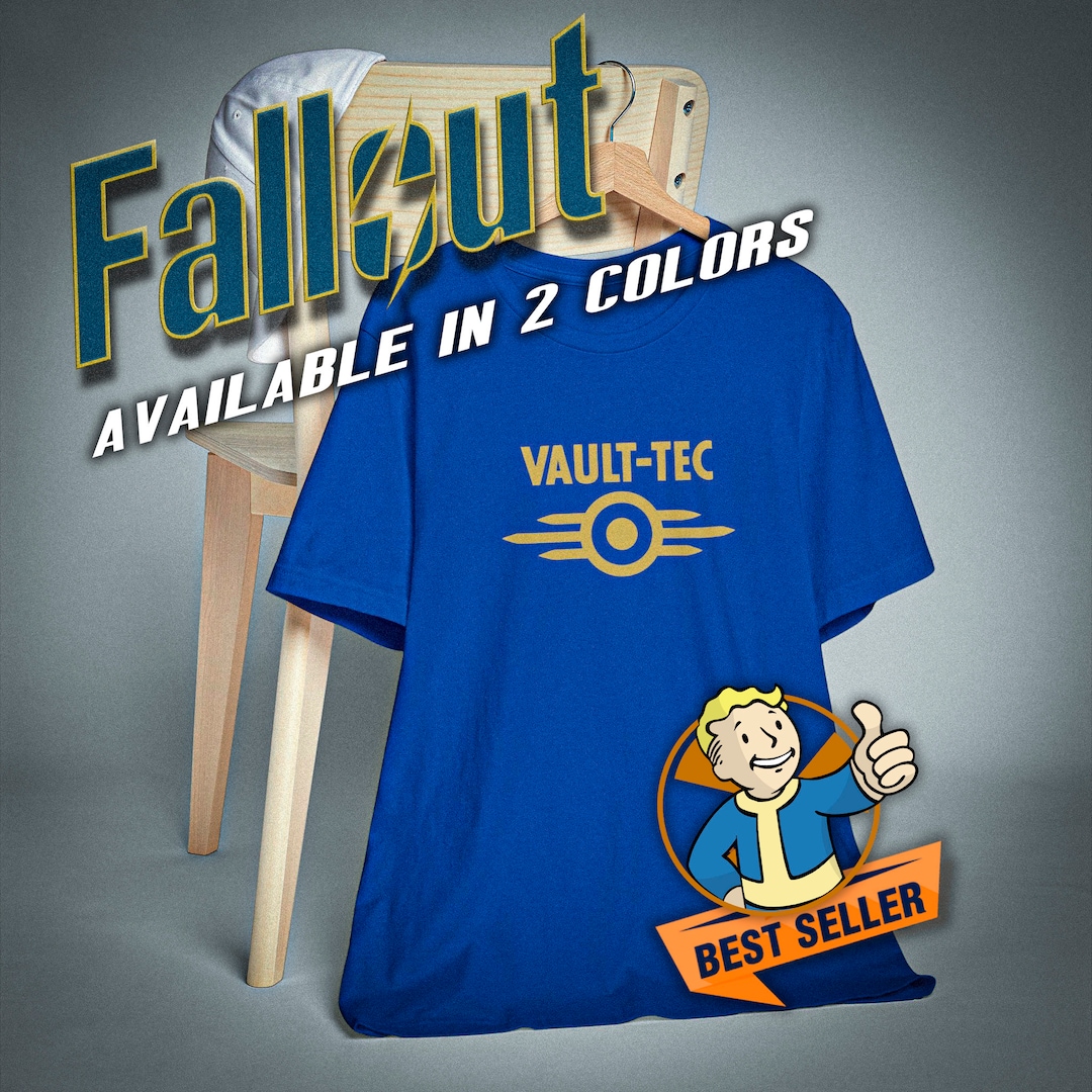 Vault Tec Fallout T-shirt, Personalized Gift, Father's Day T-shirt Best ...