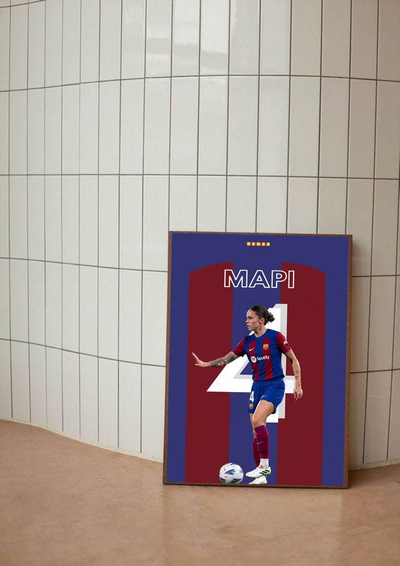 Aitana Alexia Mapi Women's Football Players FC Barcelona Femeni Set of ...