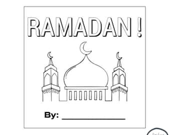 Ramadan Coloring Book for Kids20 Pages, Ramadan Book, Coloring Book ...