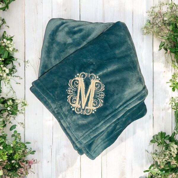 Monogrammed Blanket - Etsy