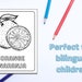 Fruit Coloring Pages Bilingual Activities Coloring Pages for ...