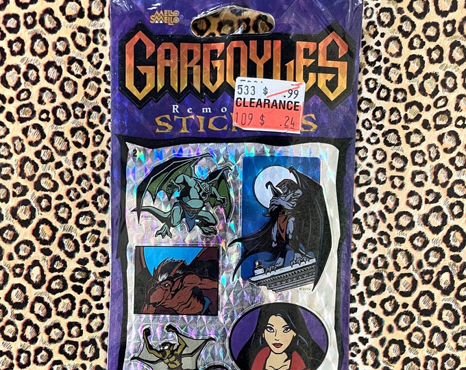 Vintage Gargoyles Prismatic Stickers, Mello Smello, 1990's - Etsy