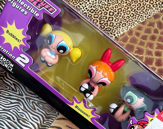 Vintage Powerpuff Girls Generation 2 Figurines - Bubbles Blossom ...