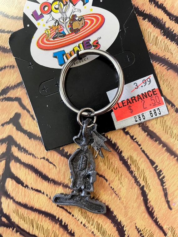 Vintage Looney Tunes Bugs Bunny 90's Key Chain - Gem