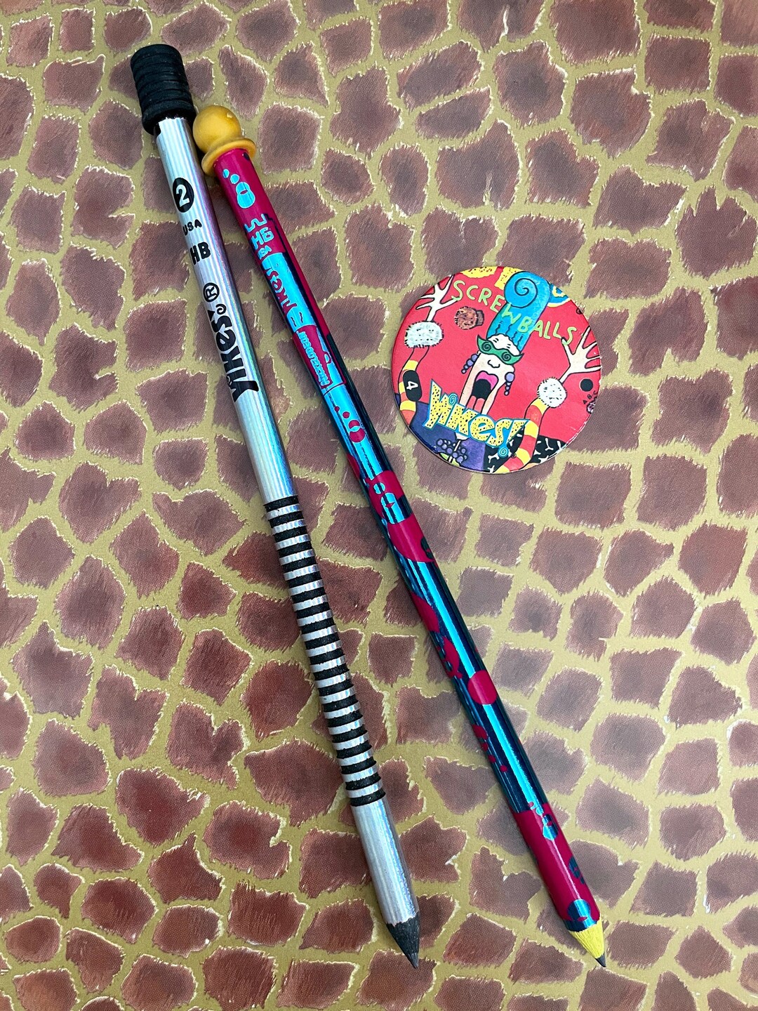 Vintage 1990's Yikes! Pencils Assortment - Etsy