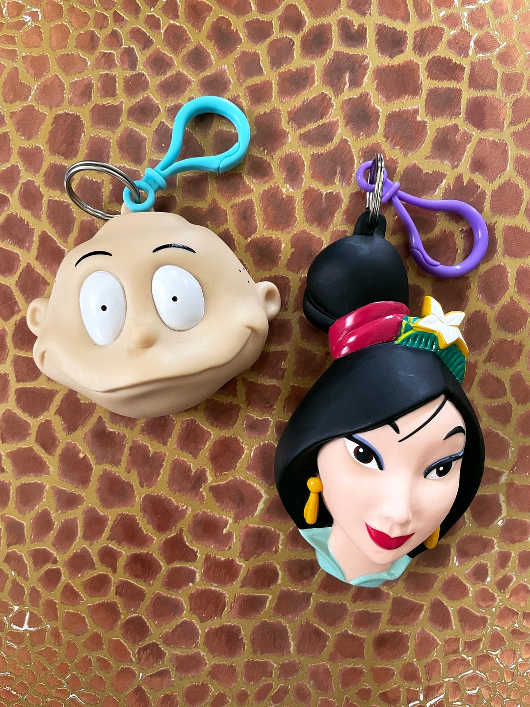 Vintage Nickelodeon Rugrats & Disney Mulan Vinyl Squeeze Coin Purse ...