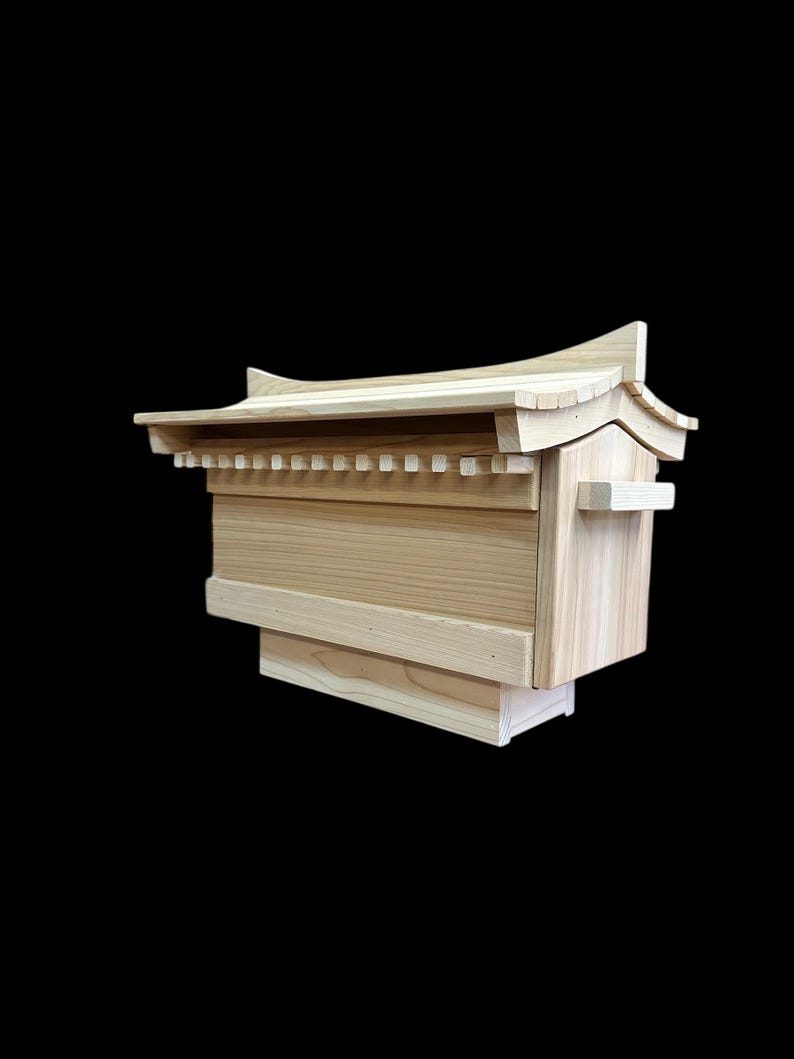 Pagoda Mailbox-cedar Asian Style Pagoda Mailbox/garden Box - Etsy