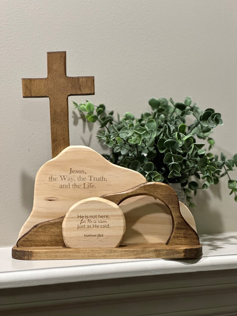 Handcrafted Easter Empty Tomb Decoration - Etsy