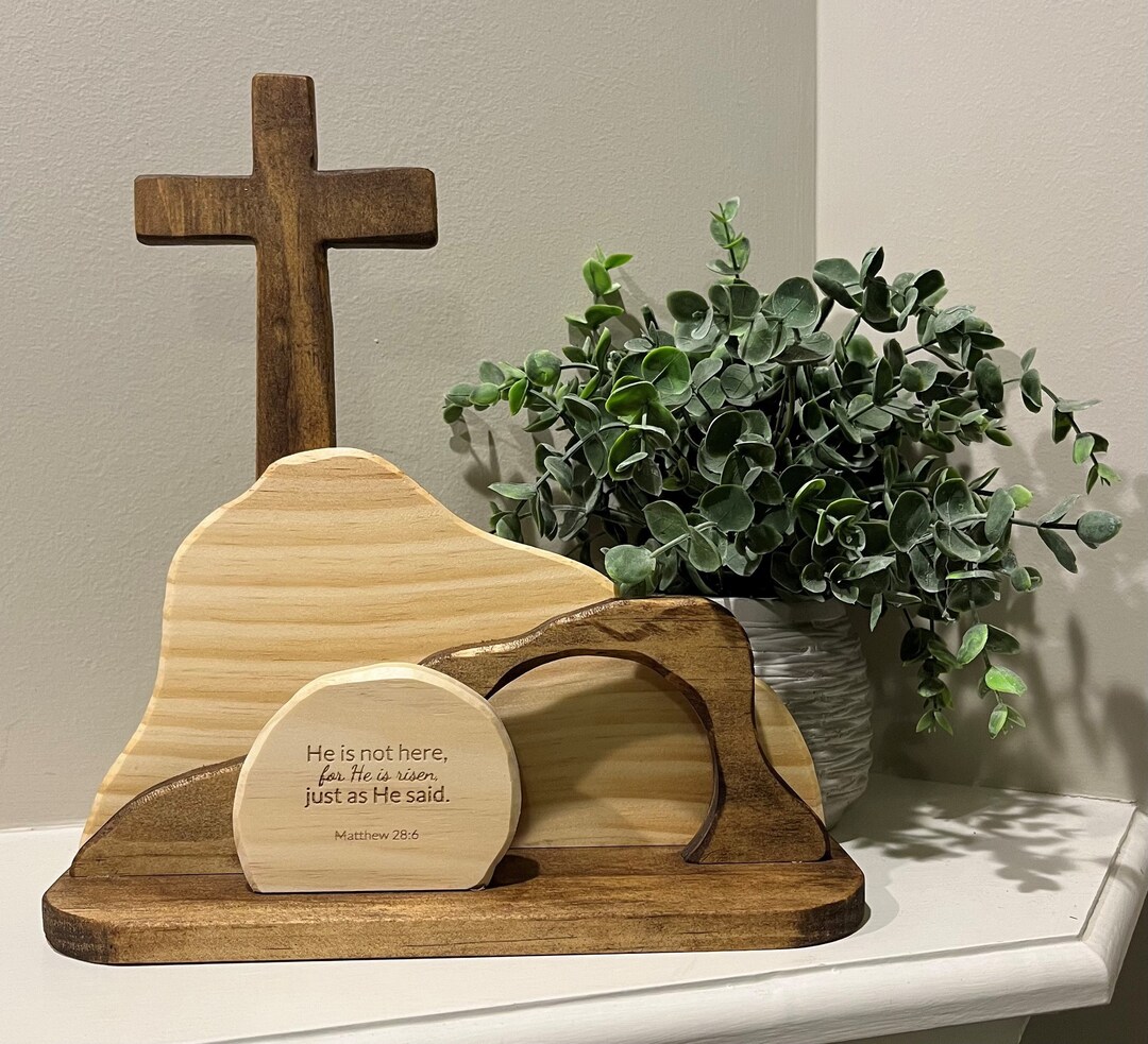 Handcrafted Easter Empty Tomb Decoration - Etsy