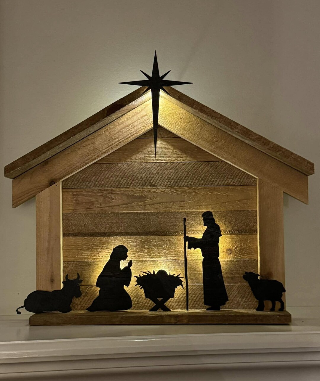 Rustic Nativity Scene - Etsy