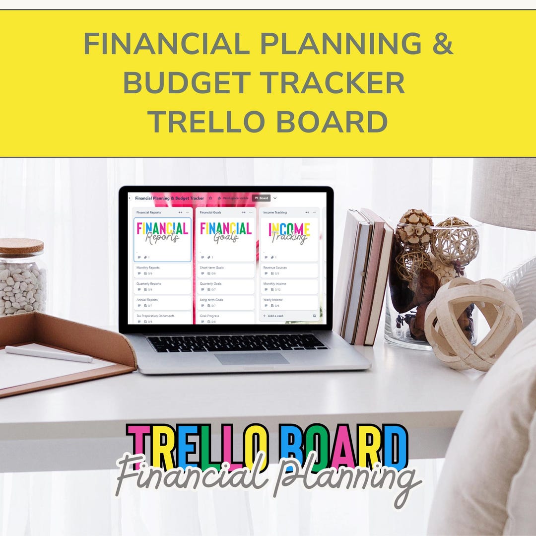 Financial Planning and Budget Tracker Trello Template | Business Income ...