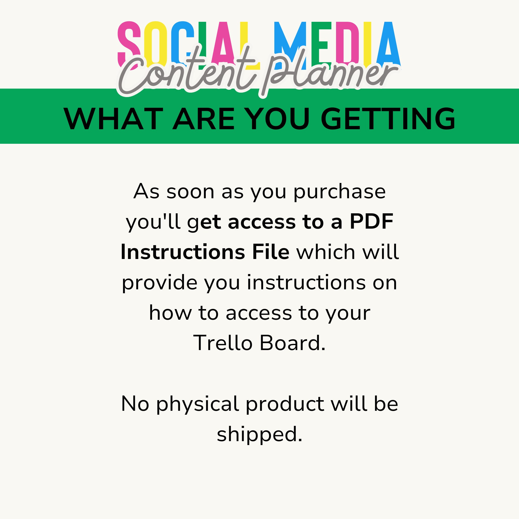 Social Media Content Planner Trello Template, Social Media Manager ...