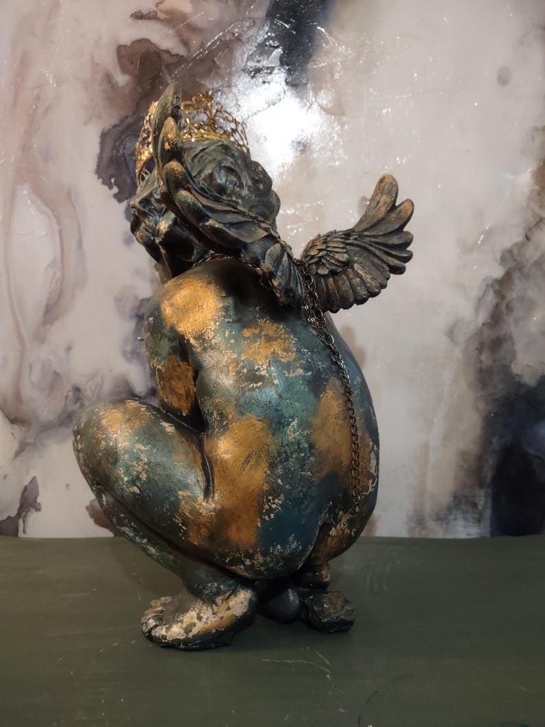 Beautiful Custom Painted Cherub - Etsy