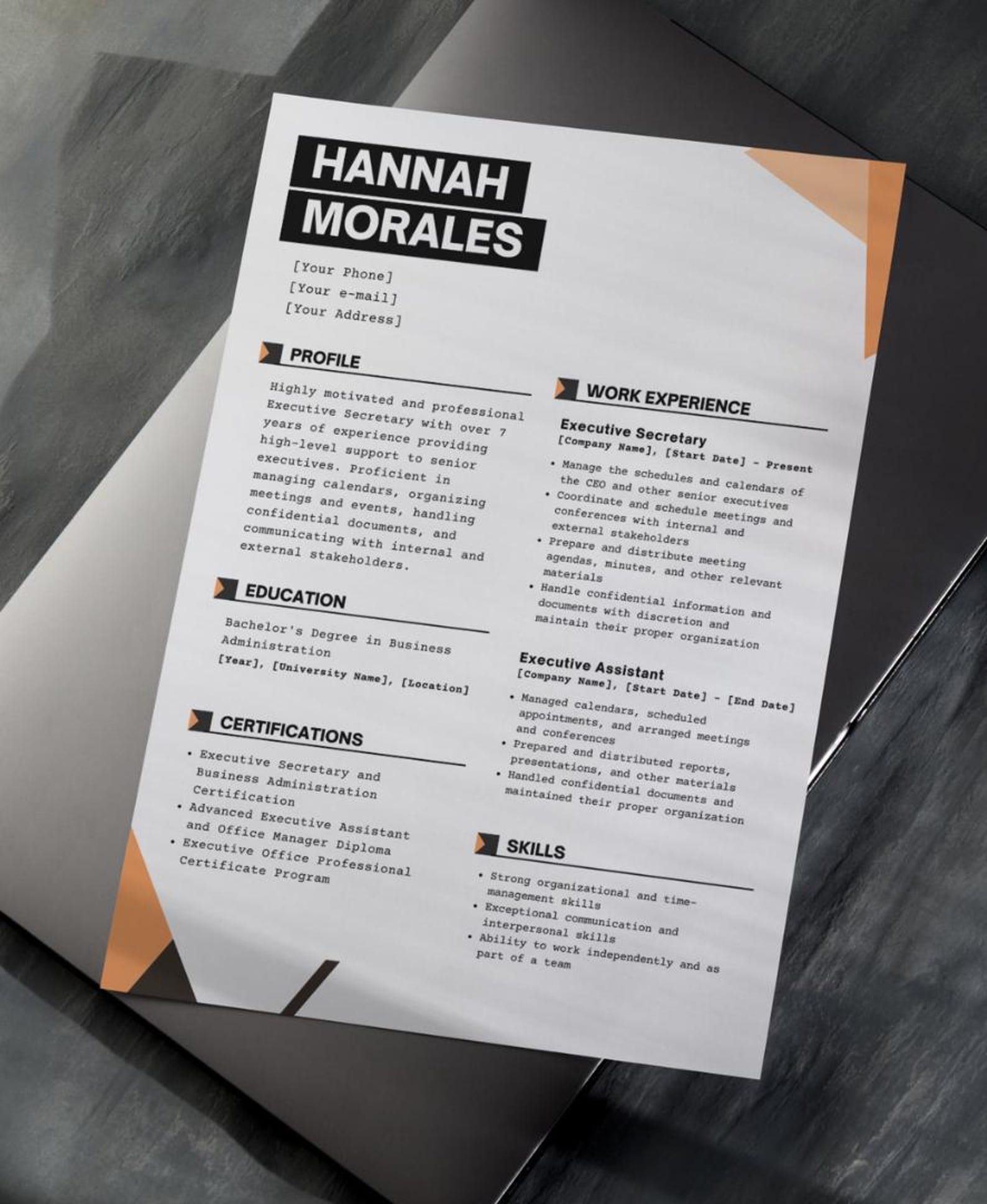 Creative Curriculum Vitae Canva Template, Clean Minimalist Editable CV ...