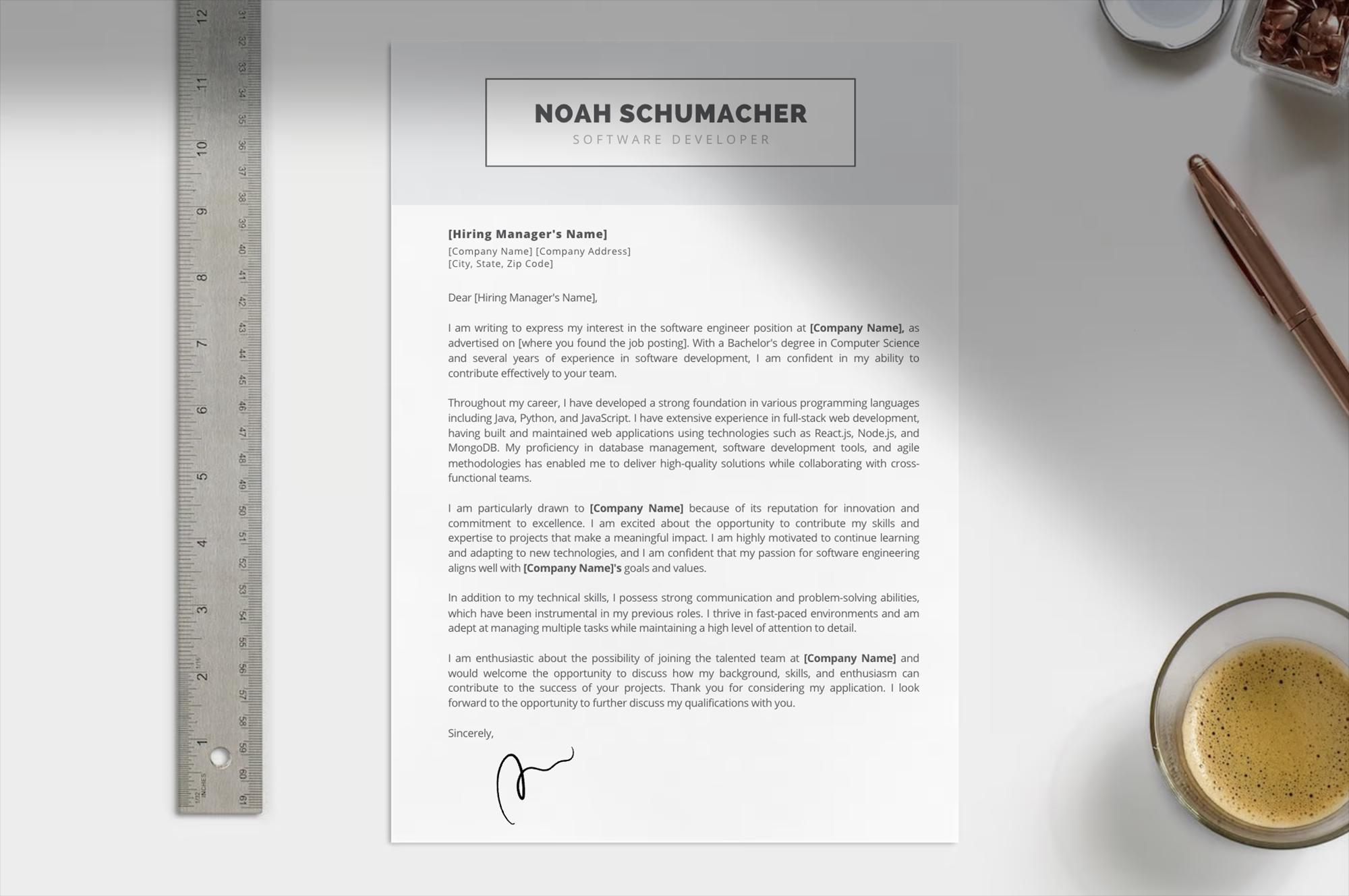 Modern Curriculum Vitae Canva Template, Clean Minimalist CV and Cover ...