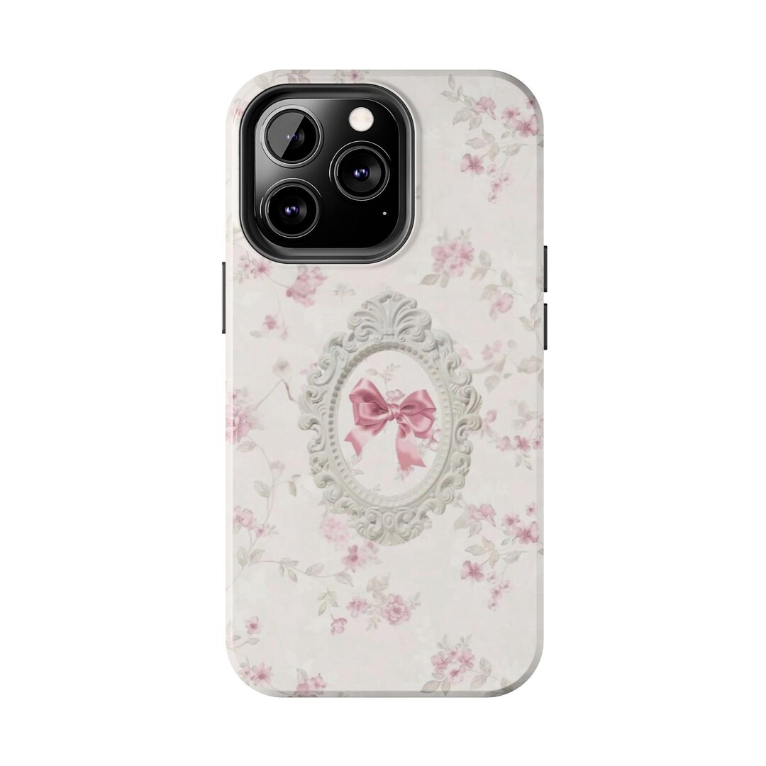 Pastel Vintage Coquette Aesthetic, Quilt Phone Case, Coquette Phone ...