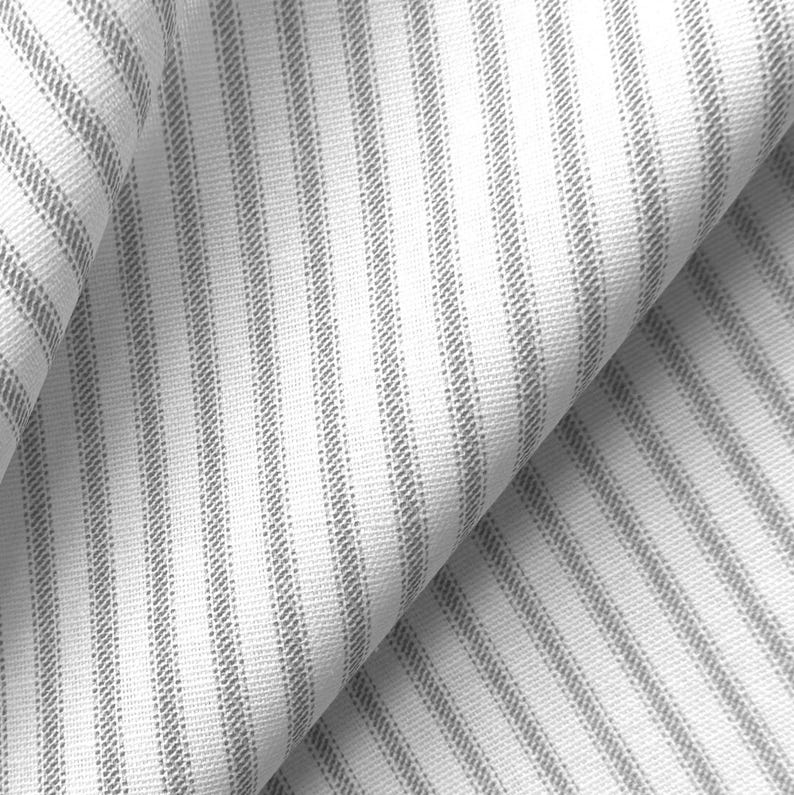 Gray Toile Fabric Assortment Gingham Pinstripe Coordinating Cotton ...