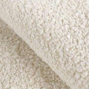 Boucle Fabric off White Loopy Upholstery Fabric Natural Nubbly Textured ...