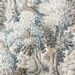 Forest Tapestry Fabric Yardage Green Woodland Print Brown Cotton Tree ...