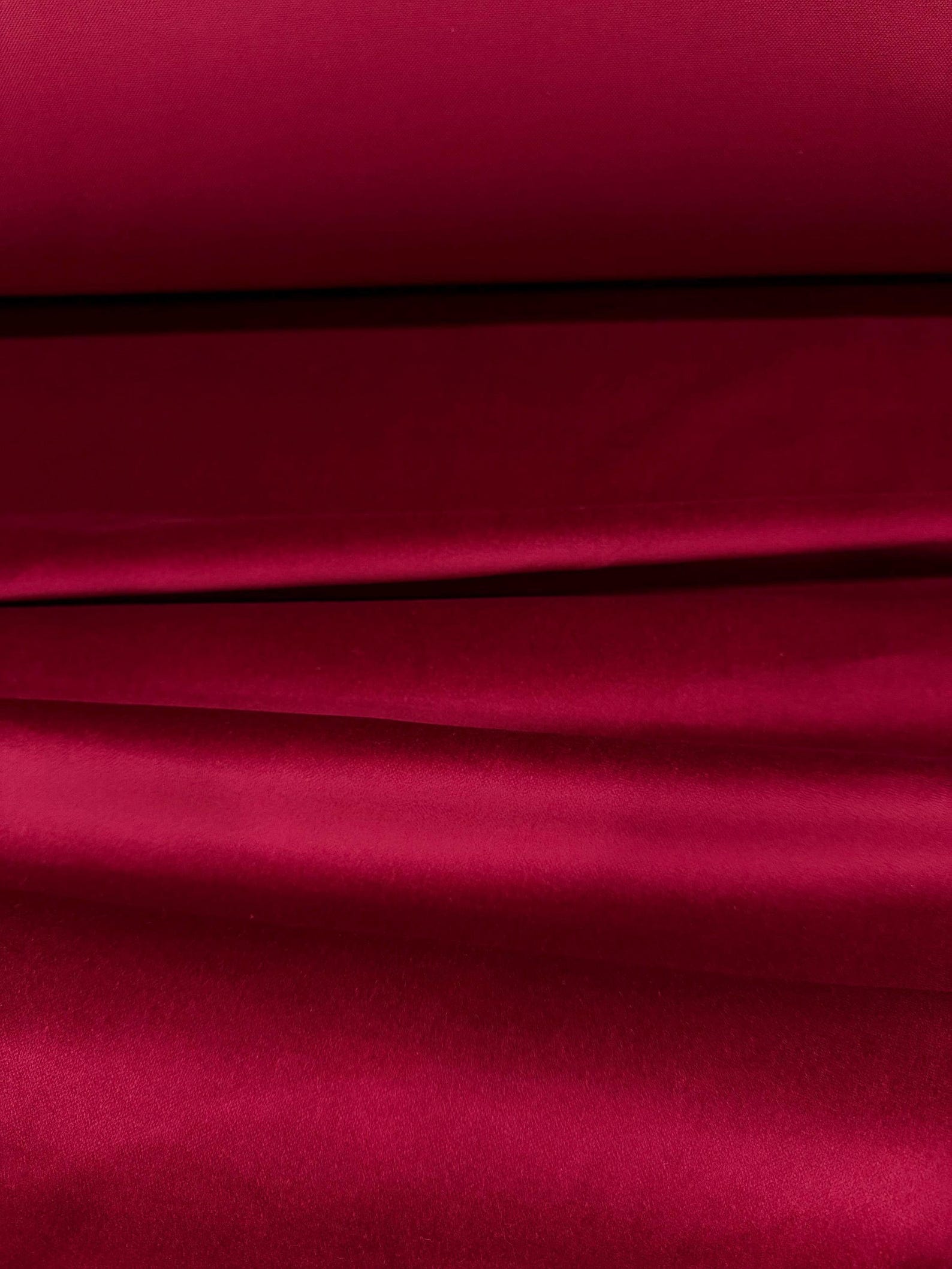 Dark Red Cotton Velveteen Garnet Cotton Velvet Maroon Fabric Deep Red ...