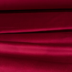 Dark Red Cotton Velveteen Garnet Cotton Velvet Maroon Fabric Deep Red ...