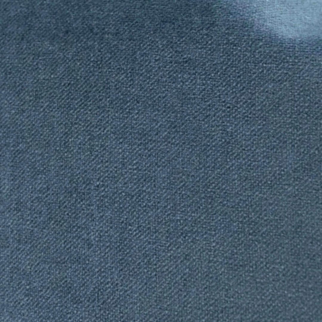 Steel Blue Cotton Velvet Muted Blue Premium Velvet Fabric Textured ...