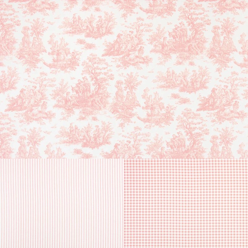 Pink Toile - Etsy