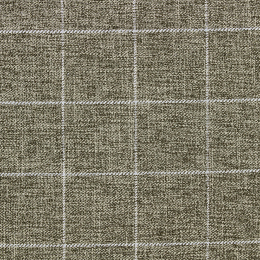 Sage Green Windowpane Upholstery Fabric Check Design Textile Summer ...