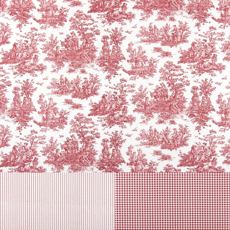 Red Toile - Etsy