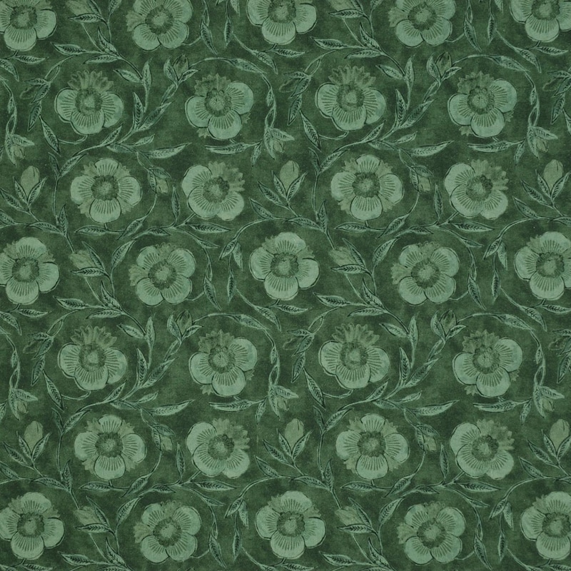 Modern Floral Fabric - Etsy