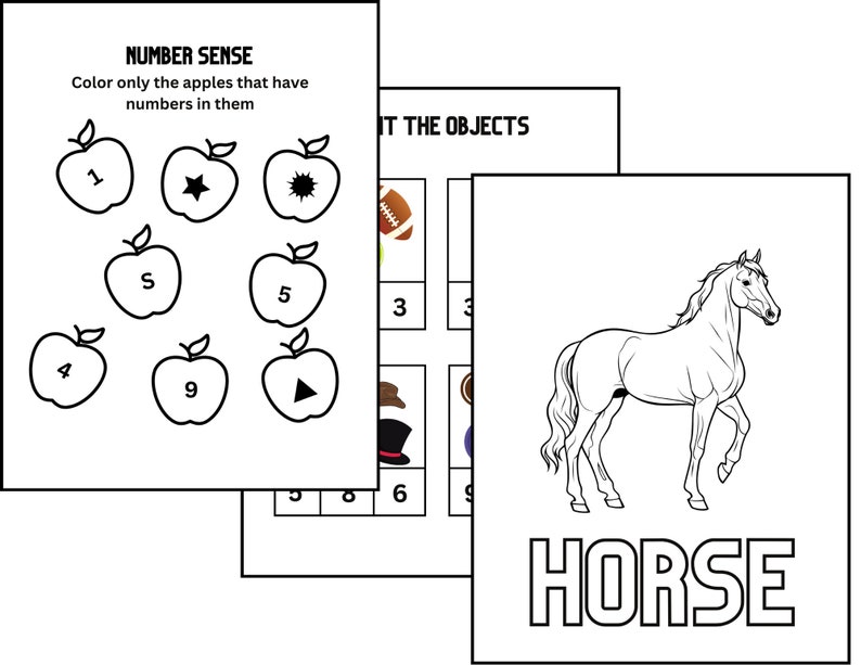 40-page Coloring and Activity Book: Fun Printable Activities for Kids ...
