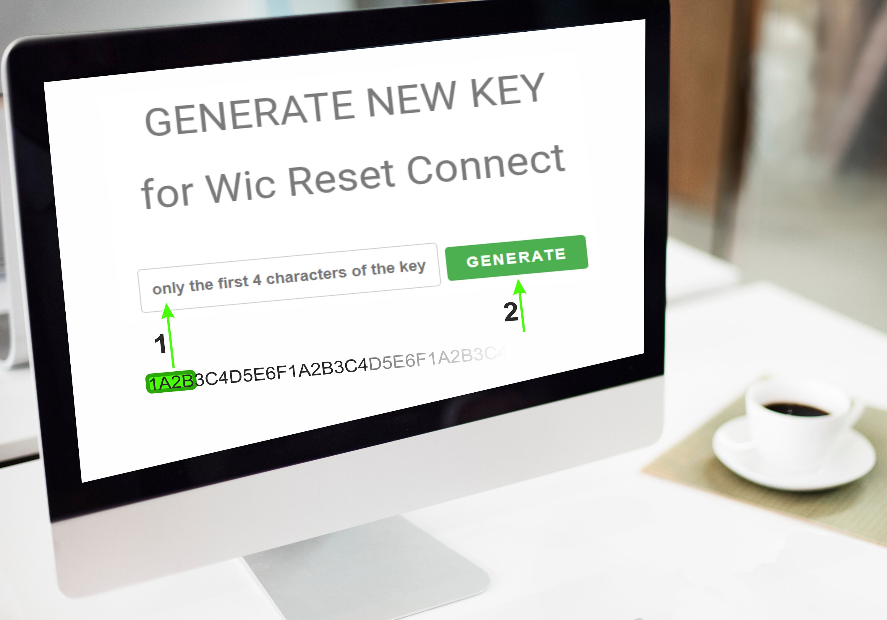 Key Wic Reset Connect Code Reset Waste Ink Counters Maintenance ...