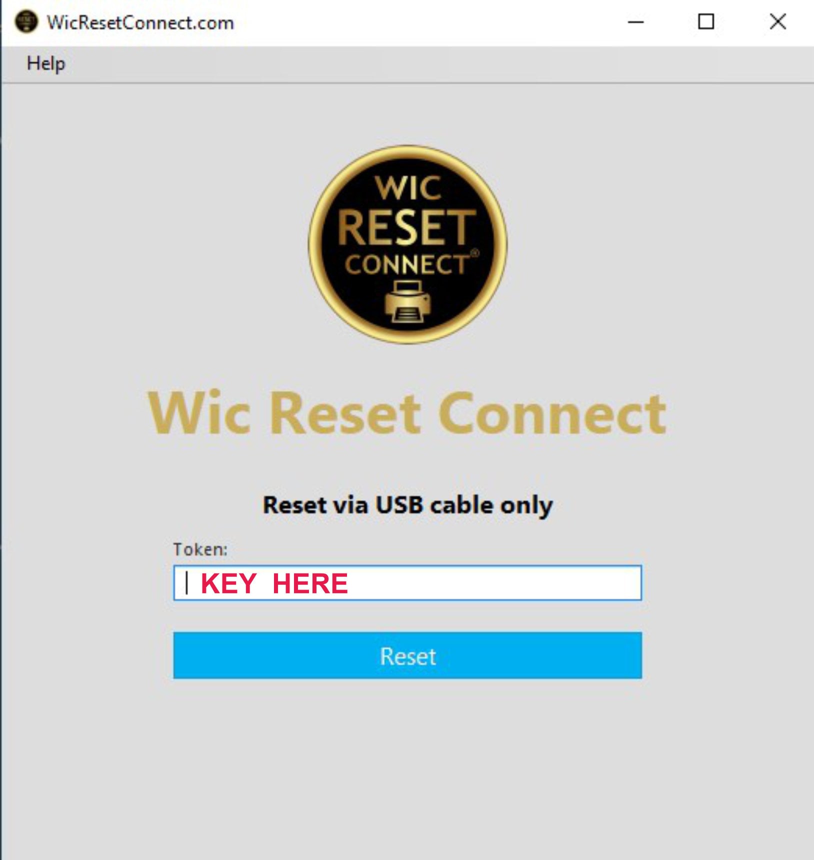 Key Wic Reset Connect Code Reset Waste Ink Counters Maintenance ...