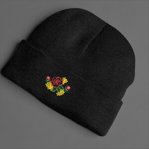 Rose Floral Applique Embroidery Designs, Machine Embroidered Digital ...