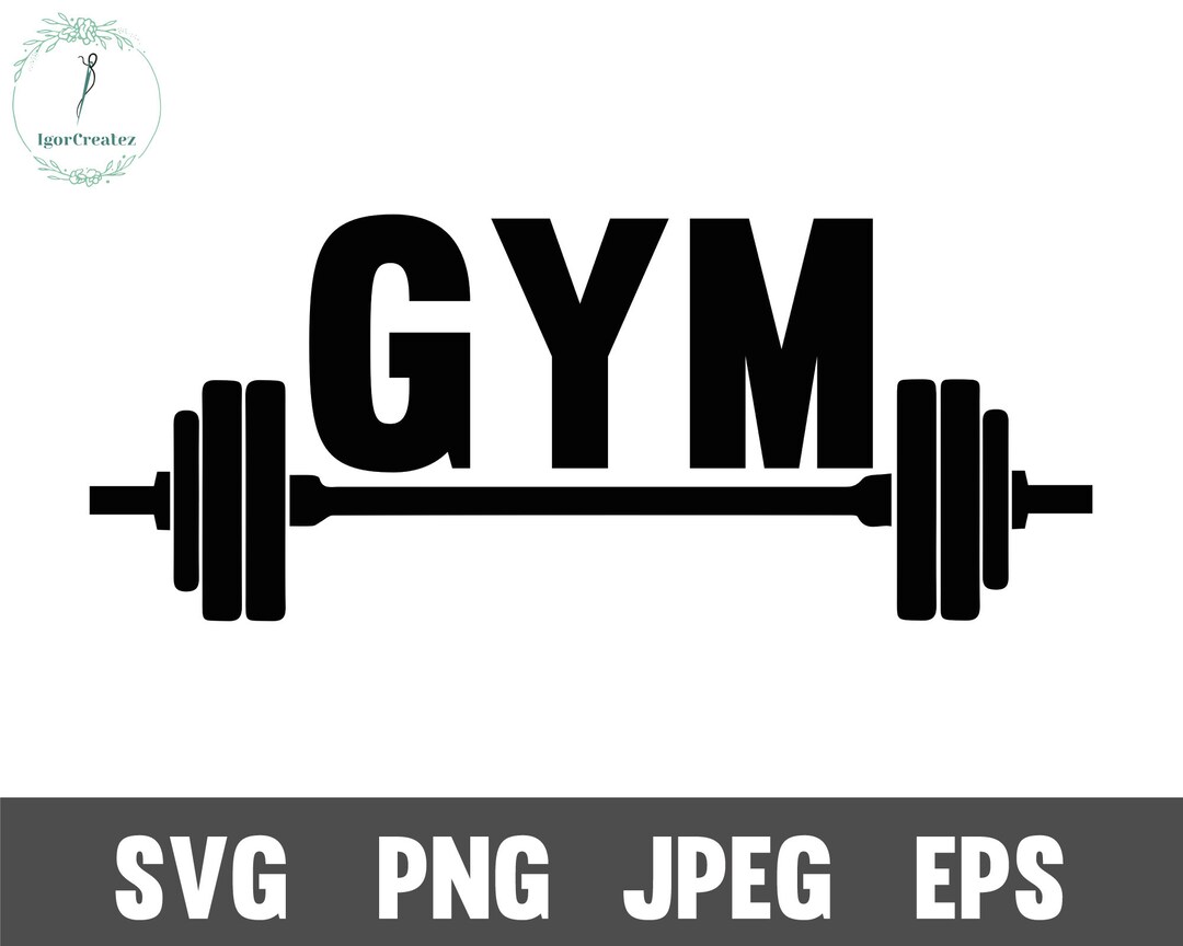 Gym Mode Png, Gym Love Svg, Gym Text Png, Sublimation Design, Colorful ...