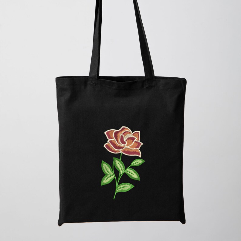 Rose Machine Embroidery Design File, Digital Flower Embroidery Pattern ...