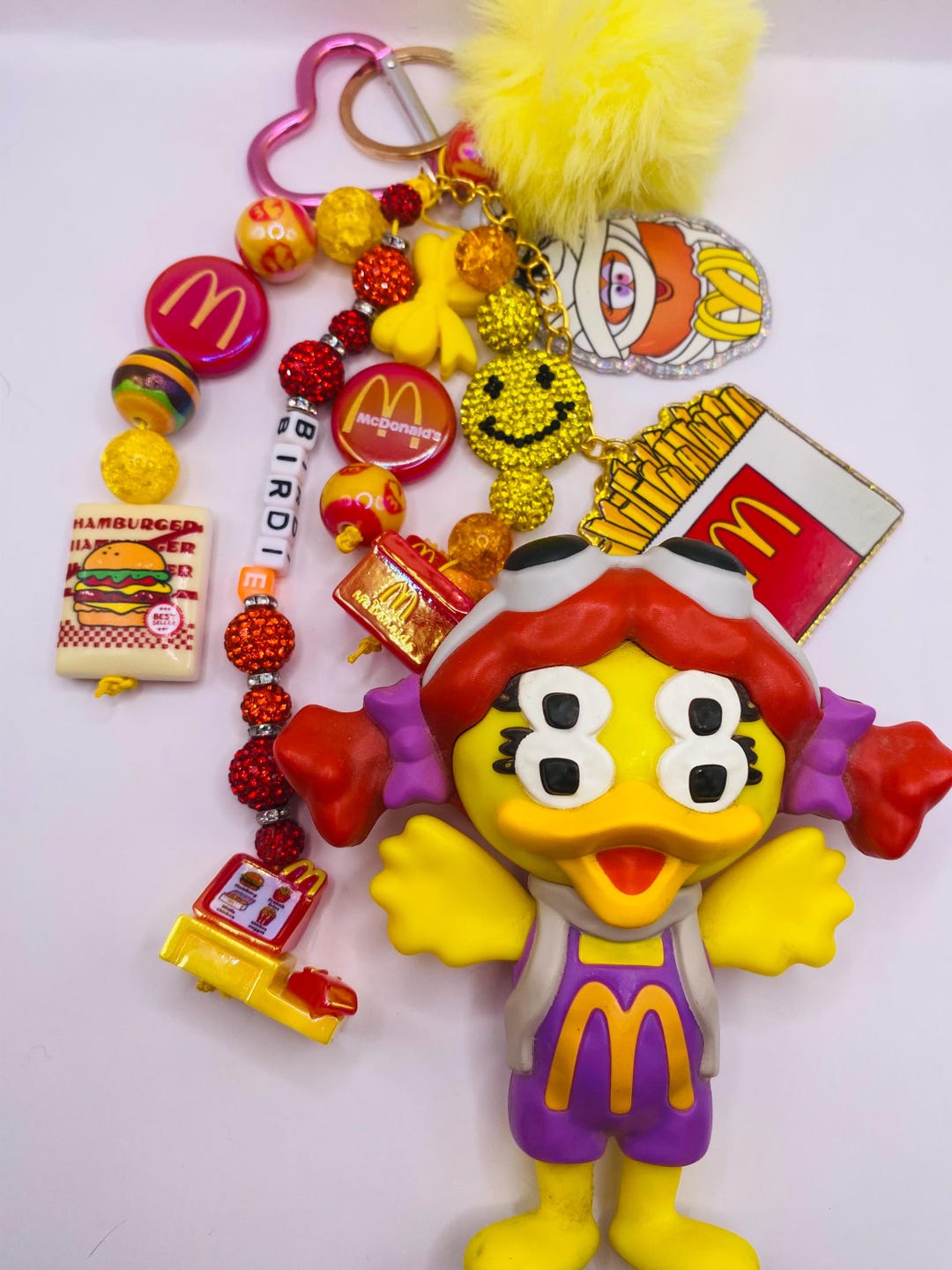 Travis Scott Fast Food Birdie Toy Bag Charm - Etsy