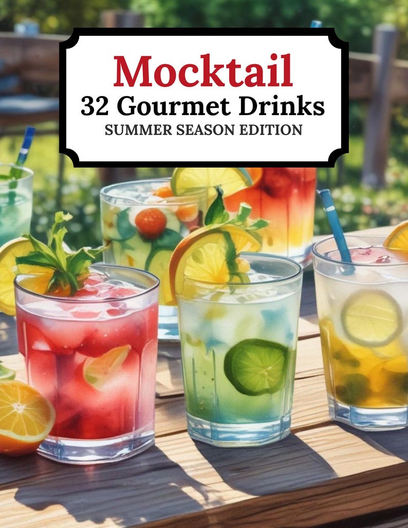 32 MOCKTAIL Drinks Non-alcoholic Summer Family Party Anniversary ...