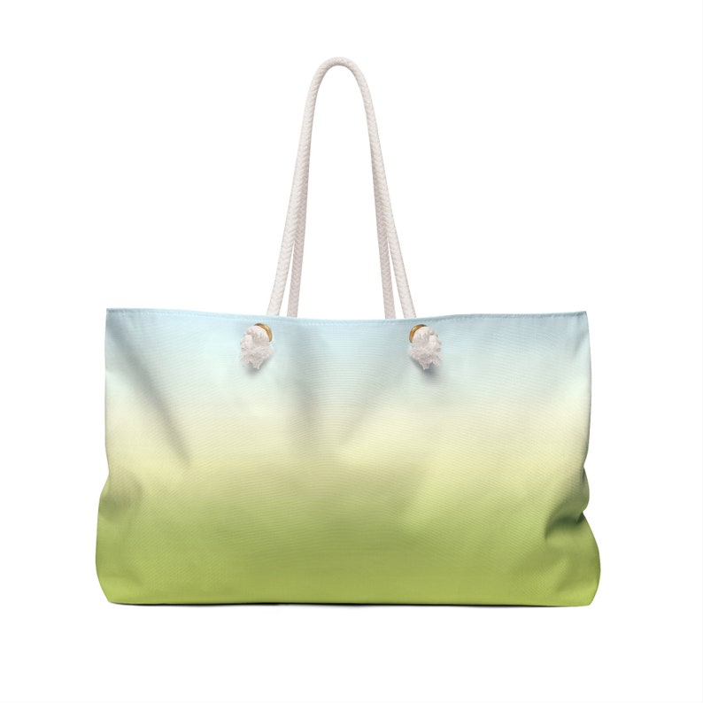 Green Yellow Blue Gradient Extra Large Weekender Bag - Printed ...