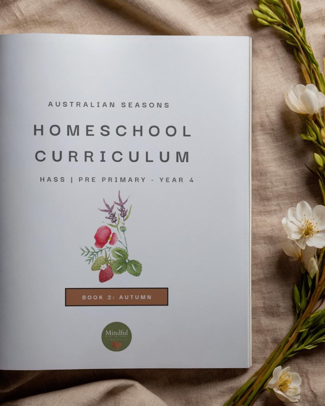 Evergreen Autumn Homeschool Workbook | Australian Autumn Nature Study ...