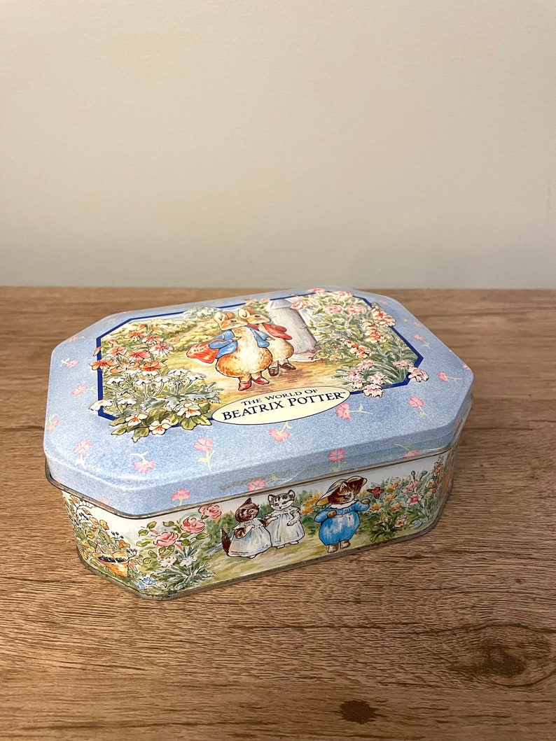 Vintage the World of Beatrix Potter Tin, Peter Rabbit Tin, Nursery ...