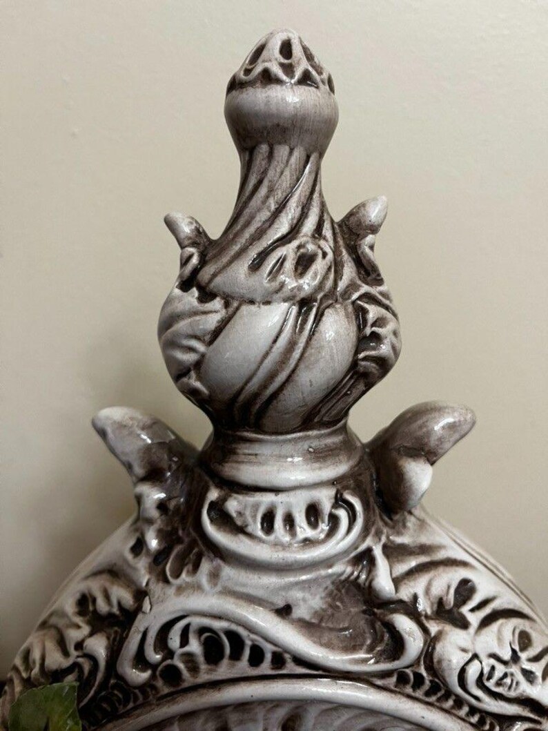 Capodimonte Uranio Porcelain Mantle Clock - Refurbished to A Quartz ...