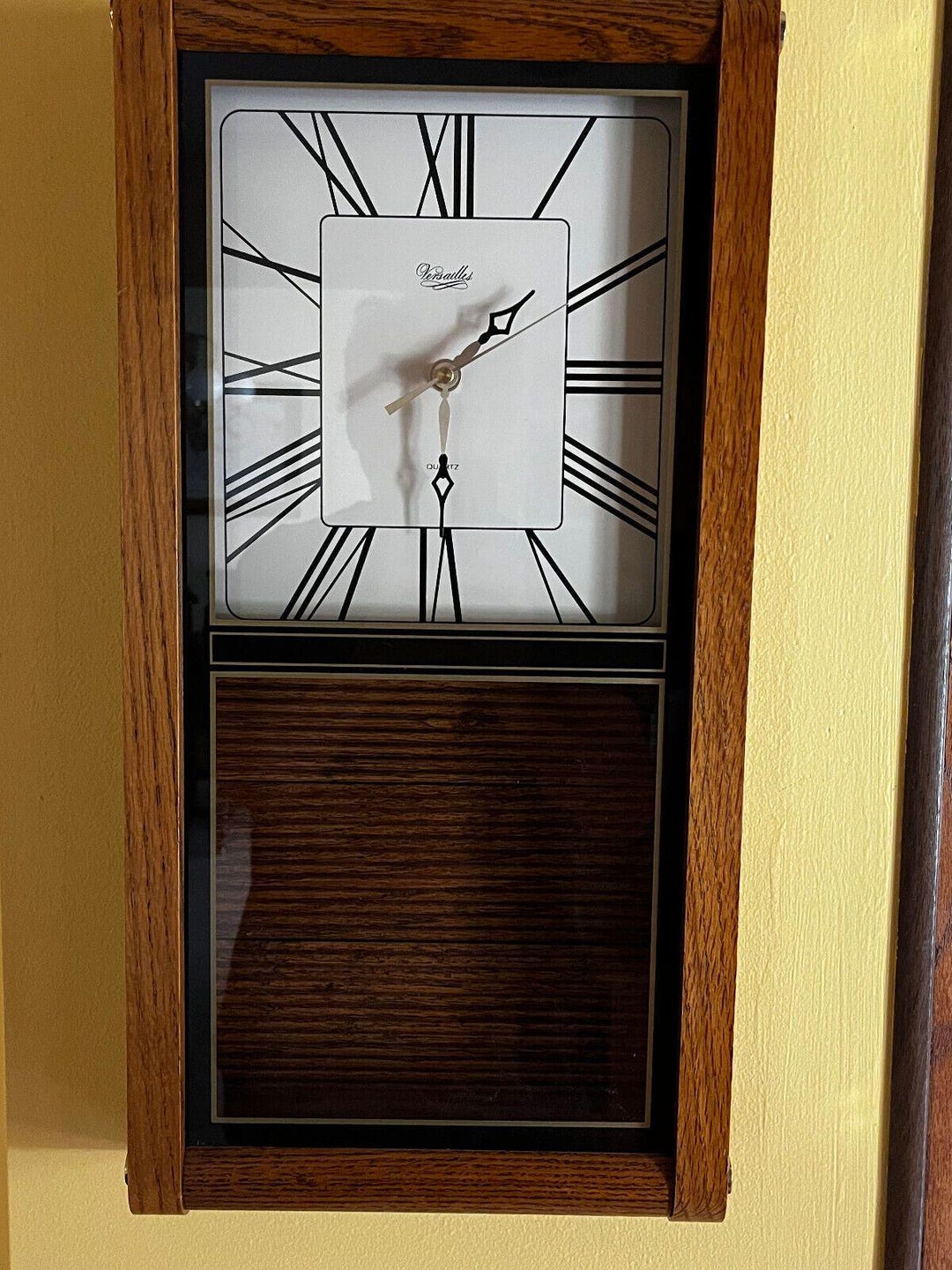 Versailles Wood Quartz Movement Wall Clock - Etsy