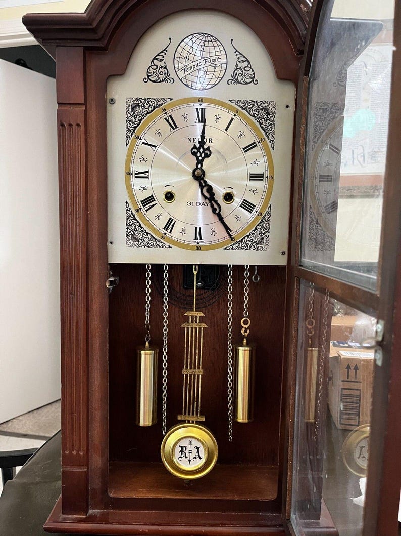 Korean Necor 31-day Mechanical Wall Clock - No Key - Works but Needs Some Repair - Etsy