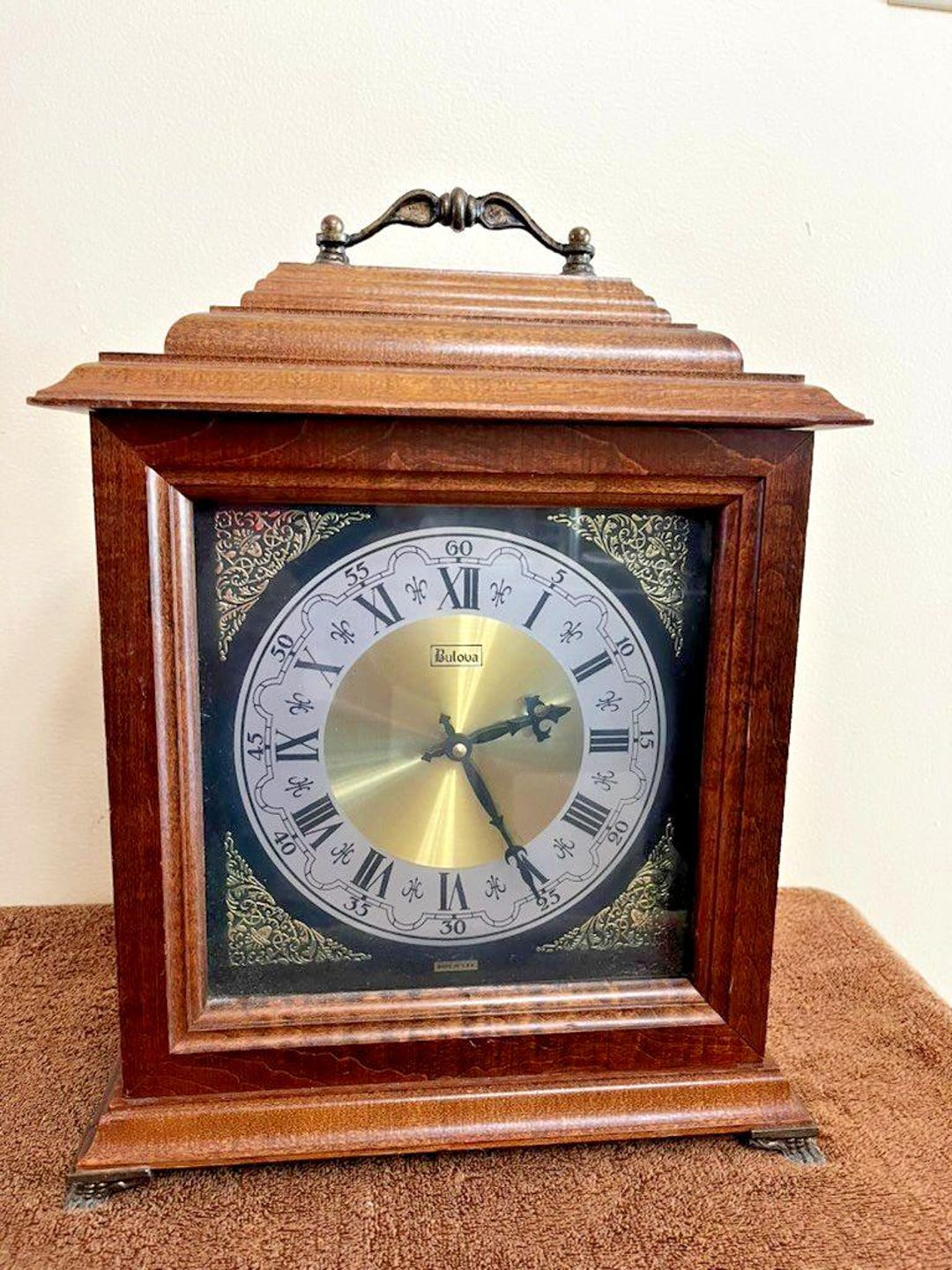 Bulova Mantel Clock - Good Condition - Chime Clock - Etsy