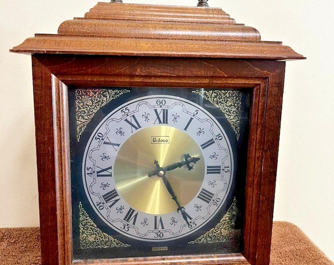 Bulova Mantel Clock - Good Condition - Chime Clock - Etsy