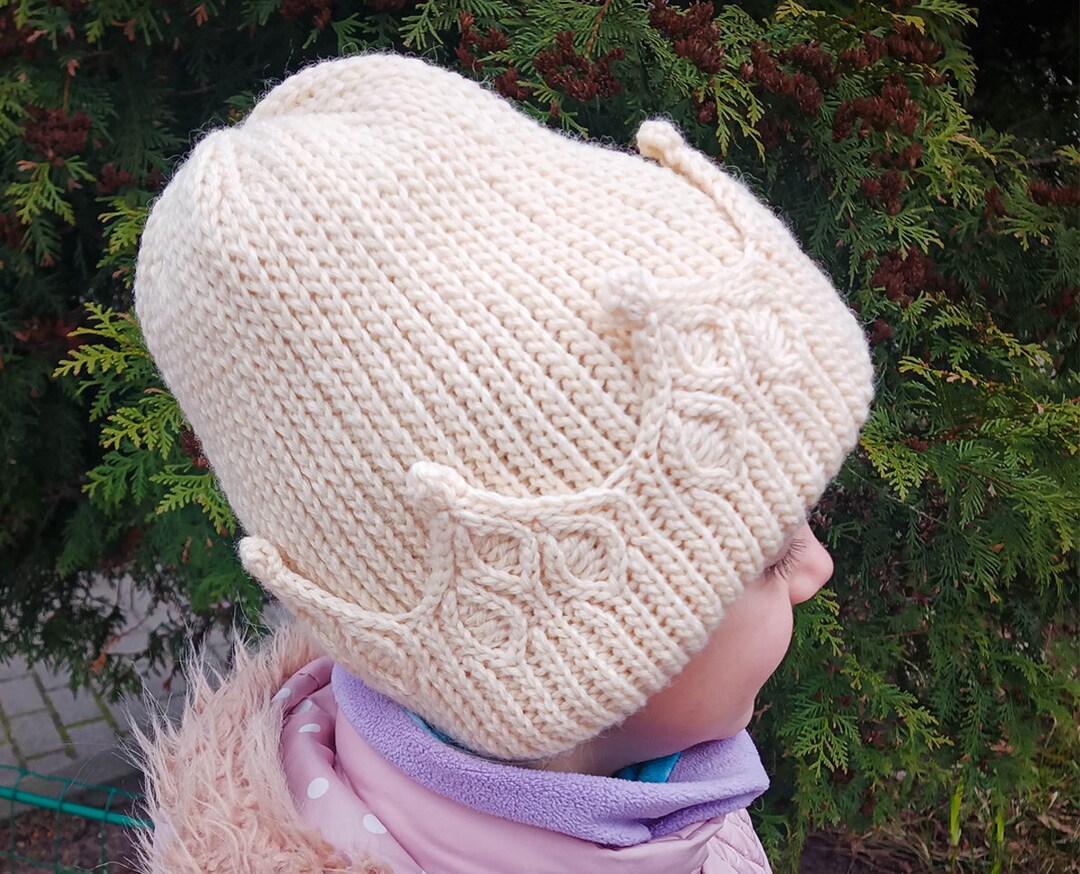 Crochet Crown Hat Pattern - Princess Crown Beanie Crochet / Crochet ...