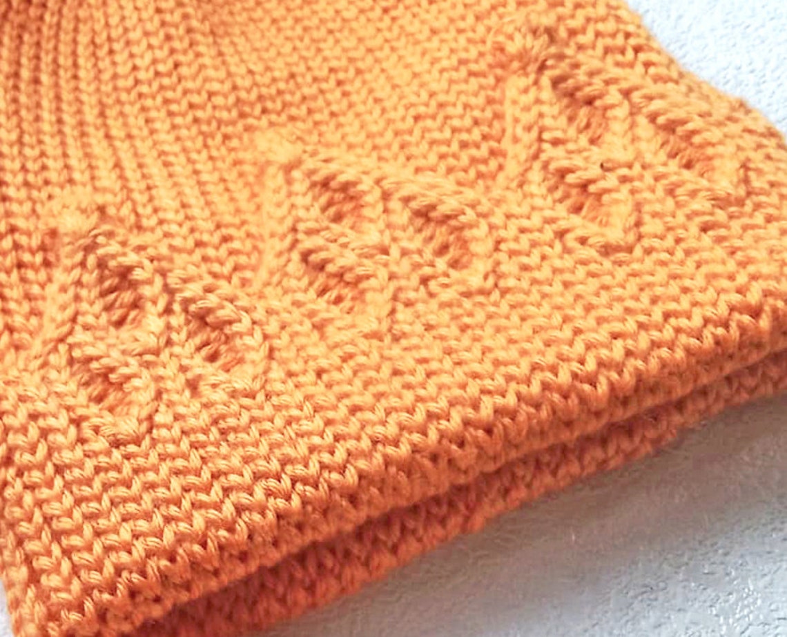 Crochet Crown Hat Pattern Princess Crown Beanie Crochet / Crochet Tiara ...