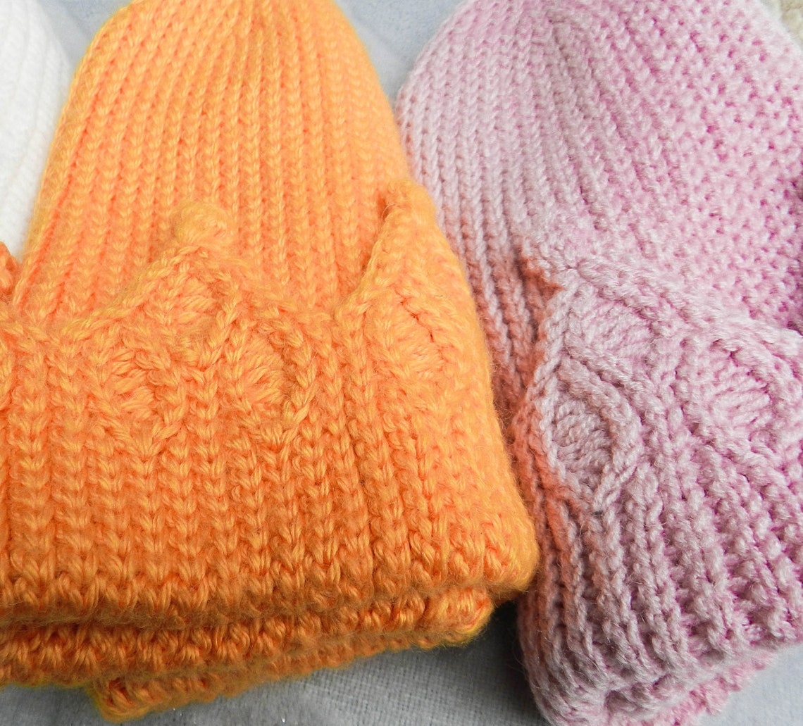 Crochet Crown Hat Pattern - Princess Crown Beanie Crochet / Crochet ...